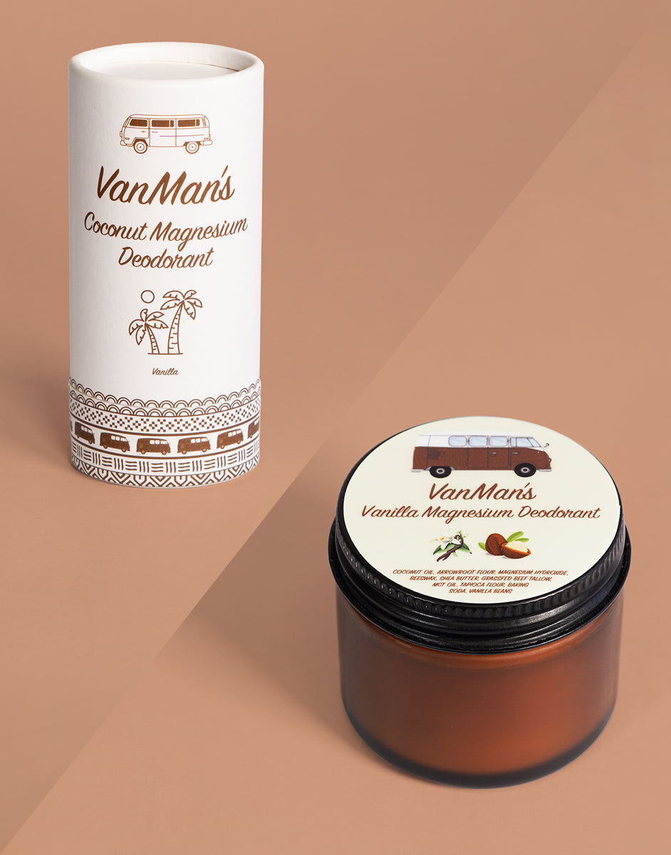 All Natural Coconut & Magnesium Hydroxide Deodorant - VanMan