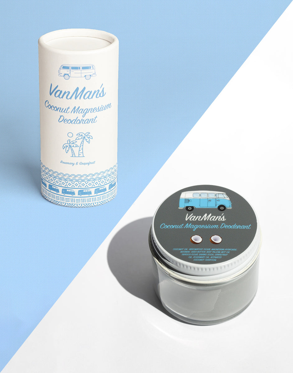 All Natural Coconut & Magnesium Hydroxide Deodorant - VanMan